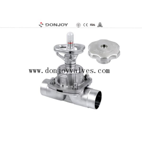 Quality SS316L Donjoy Phamacy Sanitary Diaphragm Valve ASME BPE Standard for sale
