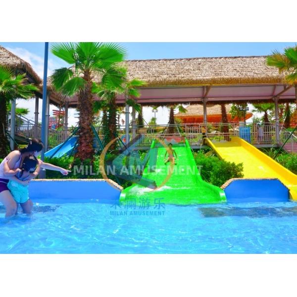 Quality Fiberglass Aquaslide Pool Slide Customized Straight Pool Slide For Kids Adults for sale