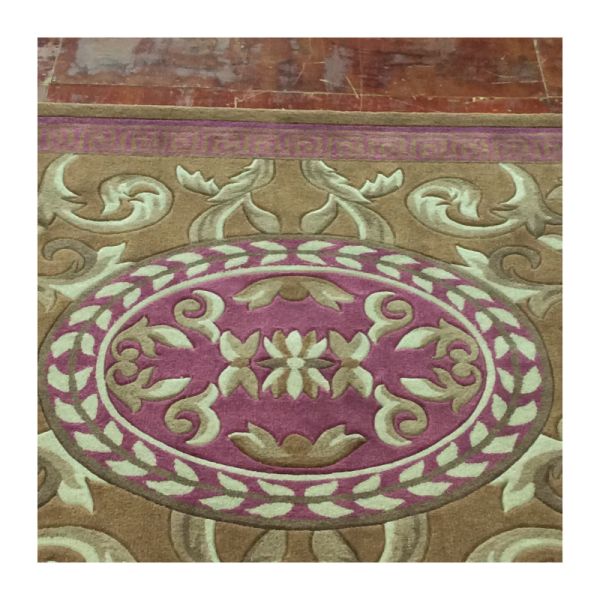 Quality Medium Pile Handmade Tufting White Color Carpet and Rug Custom Design for Modern Style for sale