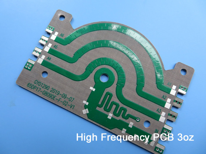 Quality F4BTM350 High Frequency PCB Board 1.5mm PTFE Plate with 3oz Copper and Immersion for sale