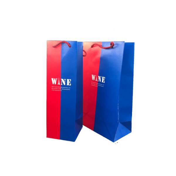 Quality Decorative Fancy Double Wine Bottle Gift Boxes Customized Logo Printing for sale