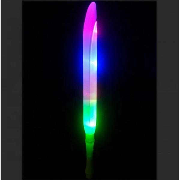 Quality Green Multi Colored Straight LED Glow in Dark Sword Toy for Medium and Fast Mode for sale