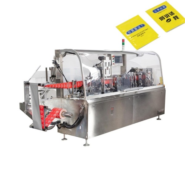 Quality High Speed Single Sachet Wet Wipe Packing Machine Four Side Sealing Alcohol Prep Pad Packaging Machine for sale