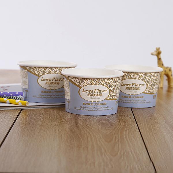 Quality 4.000kg Package Gross Weight Customized Flexo Printing Paper Bowl for Safe Ice for sale