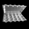 china Eco Friendly 30 Count Egg Flats 32.5cm Plastic Blister Tray In PET Film