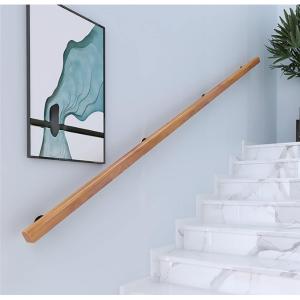 Quality Indoor Wooden Handrails Modern Design Style Non-Slip Staircase Wall Mounted Grab for sale
