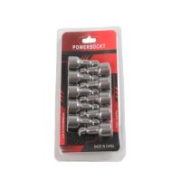 Quality 6.35 hexagon 8mm*42mm*10PC CRV Magnetic Nut Driver Set with Strong Magnetic for sale