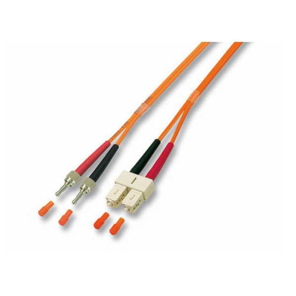 Quality 3.0mm FDDI to SC Multimode Duplex Fiber Optic Patch Cord LSZH Orange Jacket for sale