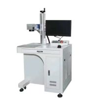 Quality Metal and Non Metal Marking Desktop Fiber Laser Marking Machine 20W 30W 50W 100W for sale