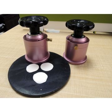 Quality 10cm2 Round Textile Testing Instruments , Dia3.5mm Fabric Testing Machine for sale