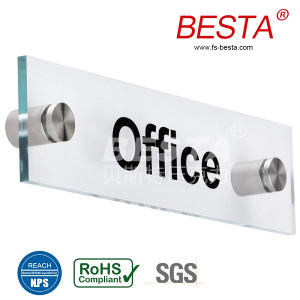 Quality Customization PMMA Lgp Acrylic Sheet , Room Divider Office Furniture Acrylic for sale