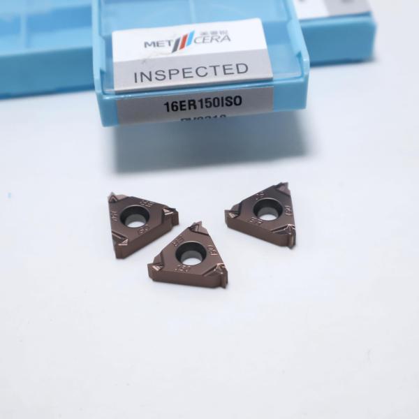 Quality Carbide Insert CNC Threading Inserts, External-hole,16ER100ISO 16ER150ISO for sale
