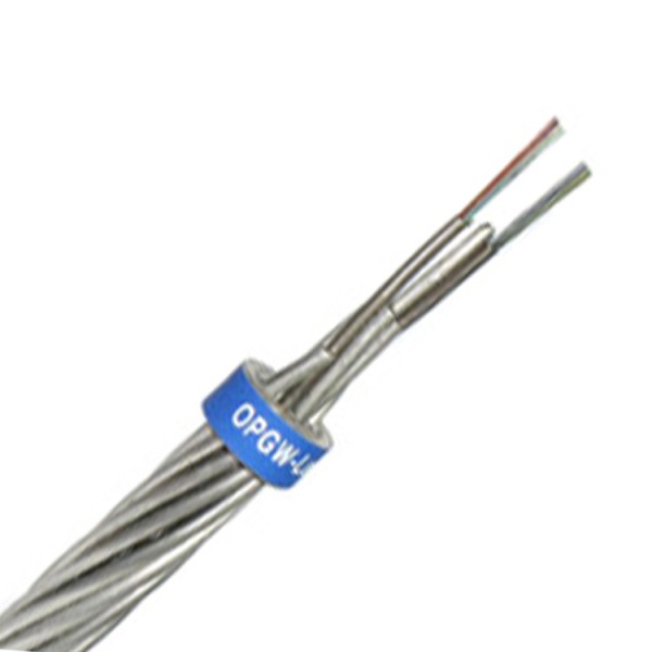Quality G652D G655 24 Core OPGW Optical Fiber Ground Wire for sale