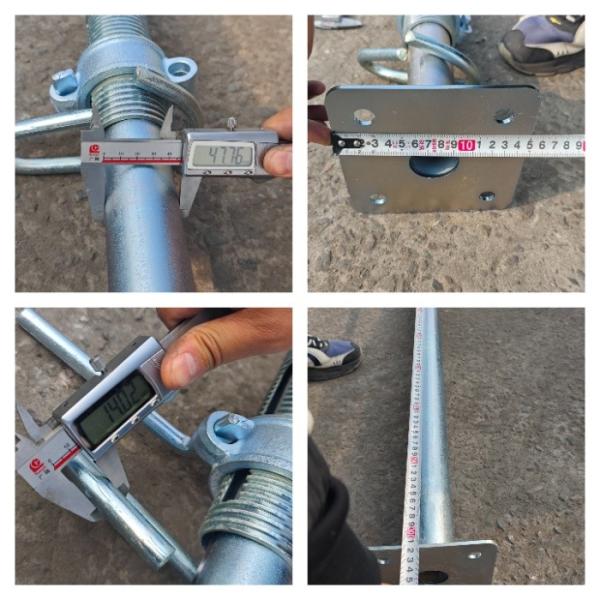 Quality Scaffolding Silver Adjustable Steel Prop with Simple Design Support Function for sale