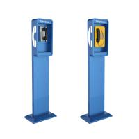 Quality IP65 Weatherproof Roadside Emergency Phone , Metal VoIP Telephone Pillar for sale