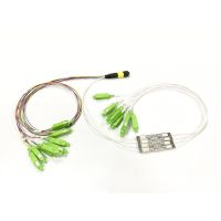 Quality 16Cores MPO Elite PLC Splitter 8cores MPO&8 Sca Coupler Splitter Hybrid Splitter for sale