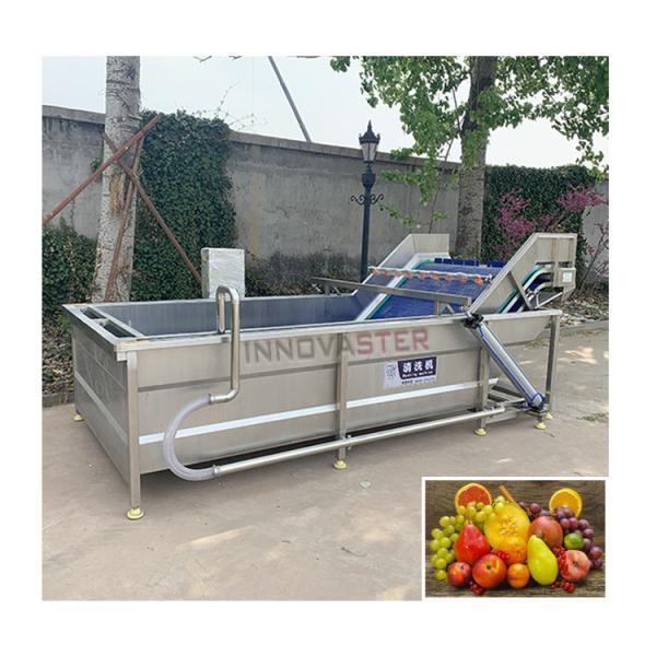 Quality Water Circulation Eddy Current Lettuce Tomato Strawberry Green Leaves Vegetable Washing Machine for sale