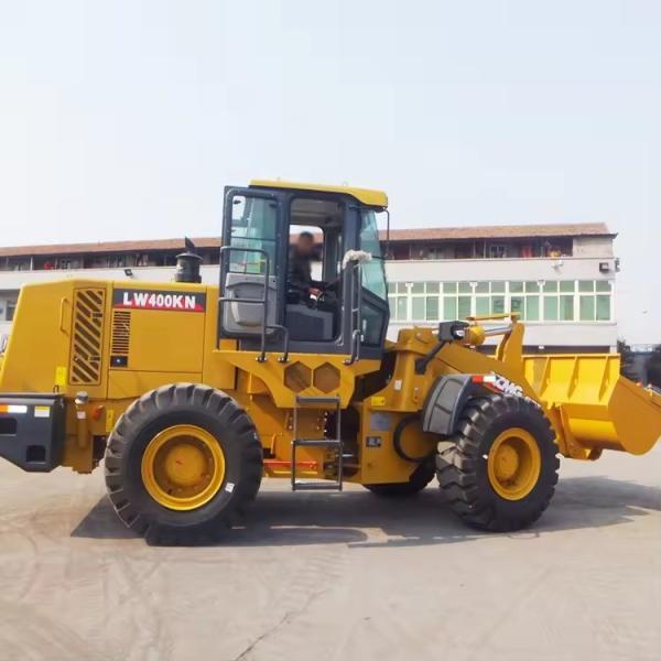 Quality 92 KW Front Loader LW400FN 4 Ton Wheel Loader Tractor Designed 23.5-25 for sale