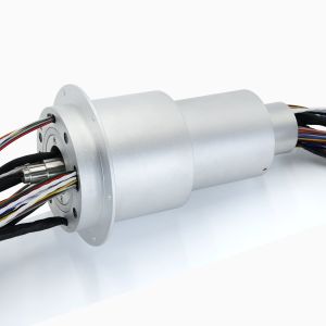 Quality 2-channel Fiber Optic Rotary Joint with 70 Power Transfer and 2-channel Gigabit for sale
