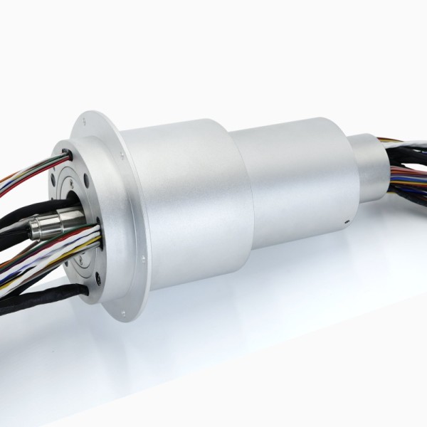 Quality 2-channel Fiber Optic Rotary Joint with 70 Power Transfer and 2-channel Gigabit Ethernet featuring IP53 Protection for sale