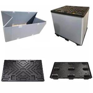 Quality Custom 2mm - 11mm Plastic Pallet Box Collapsible Moving Boxes Reusable for sale