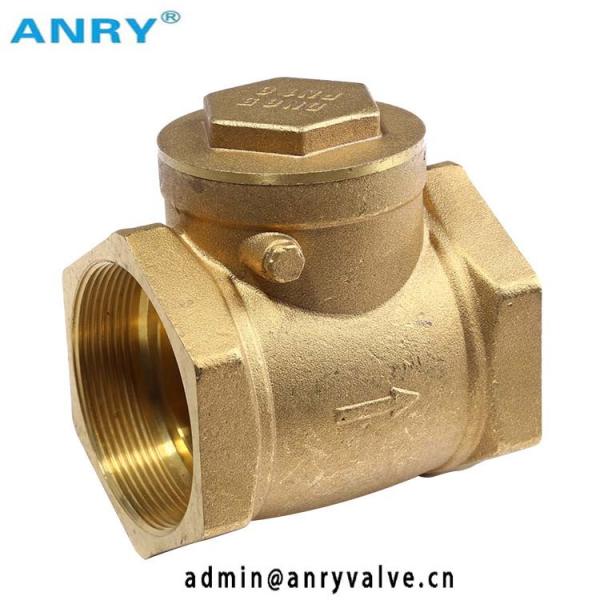 Quality 1.6Mpa Plumbing Female Thread Brass Non Return Valve for sale
