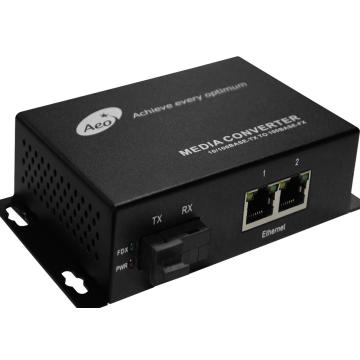 Quality Gigabit Commercial Media Converter , SC Fiber To Ethernet Converter for sale