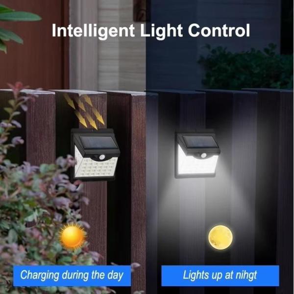 Quality 6500K Solar Powered Outdoor Wall Mounted Lights With Motion Sensor / Light for sale