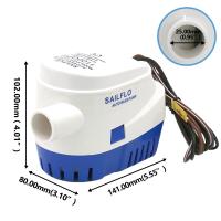 China Automatic 12v 1100gph Submersible Outboard Water Pump Impeller factory