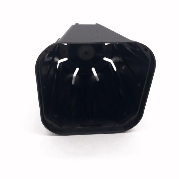 Quality OEM Small Square Fleshy Orchid Plastic Flower Pots Injection Molded for sale