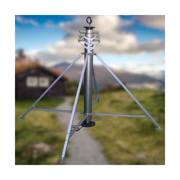Quality Telescopic Camera 15M Video Pole Push Up Antenna Mast for sale