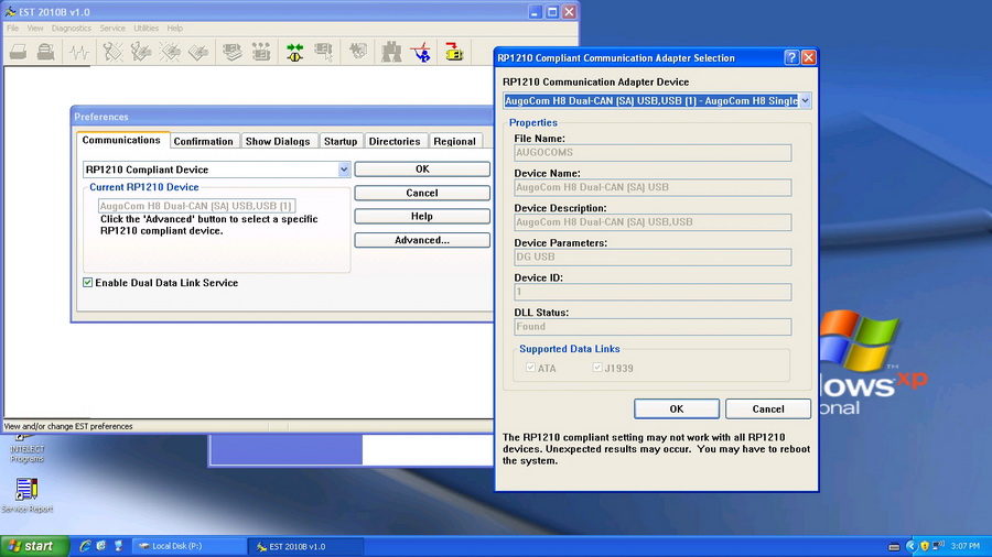 augocom h8 software