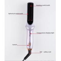 Quality Jiuoaky Purple Negative Ion Hot Comb Straightener With Built In Comb Accessories for sale