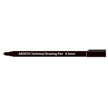 Quality Black Pigment Ink PP Technical Drawing Pens for Sketching or Writing Waterproof for sale