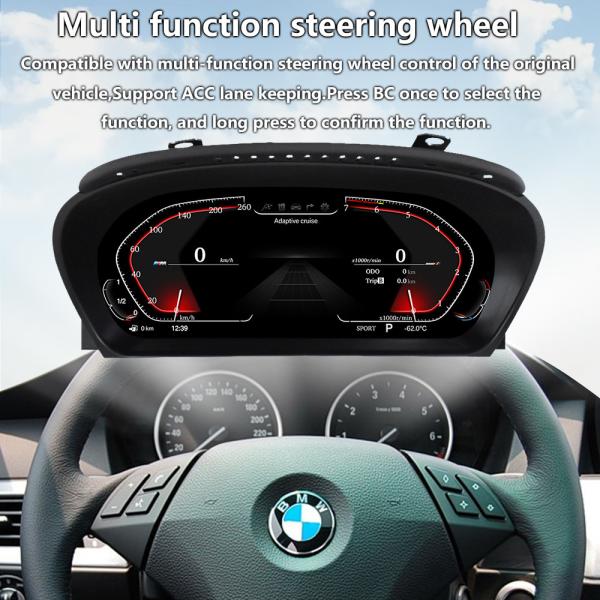 Quality Viknav For BMW 5Series E60 E61 E63 E64 (2004-2009) 12.3 inch Digital Dashboard for sale