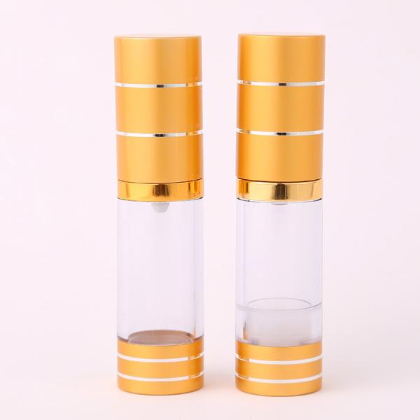 Quality Empty Plastic Cosmetic Packaging 15ml 30ml 50ml Essential Oil Airless Pump Bottle for sale
