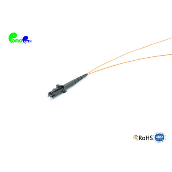 Quality MTRJ Fiber optic Pigtail  0.9mm OM1 62.5 / 125μm  With G651 Orange LSZH Jacket for sale