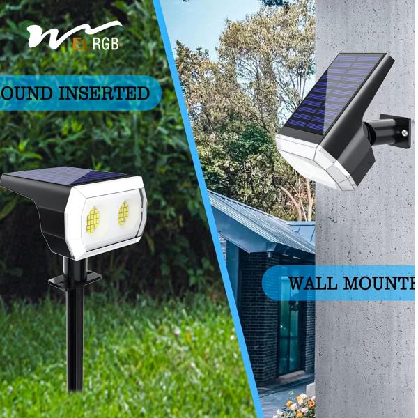 Quality 48LEDs 108 LEDs Solar Powered Landscape Lights 4 Light Modes for sale