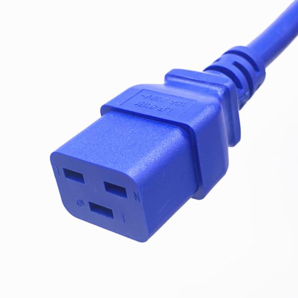 Quality IEC Power Extension Cable , C19 To C20 UL Listed Power Cable for sale