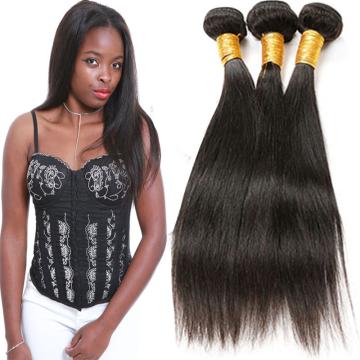 Quality Authentic Remy Brazilian Straight Hair Weave Without Chemical Processed for sale