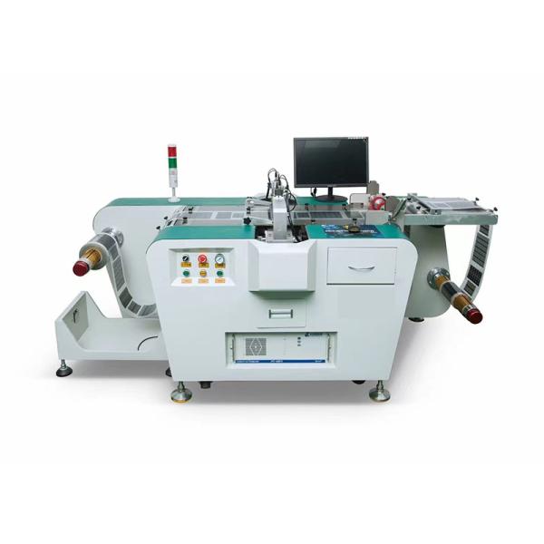 Quality R2R Dual Head CCD Hole Punching Machine for Labels for sale