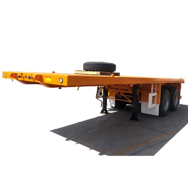 Quality Container Shipping CIMC 20ft Container Flatbed Semi Trailer with 12uints Twist for sale