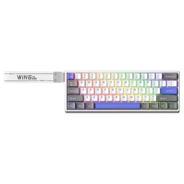Quality Professional Full-size Magnetic Axis Keyboard with ABS Plastic Keycaps and Magnetic Switch for sale
