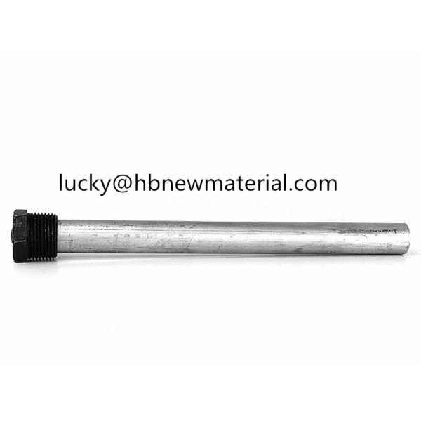 Quality 3/4 NPT X 20.62 Az31b Magnesium Anode Rod , Extruded Water Heater Anode for sale
