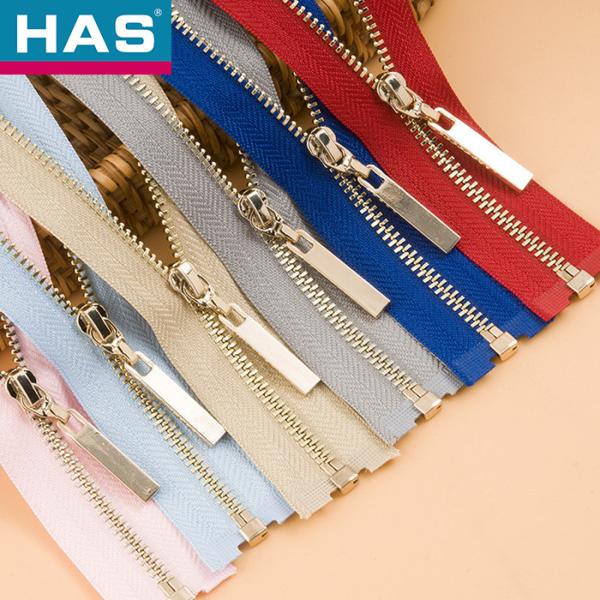 Quality 27 Inch Separating Jacket Zipper Smooth Gold Teeth Zipper Eco Friendly for sale