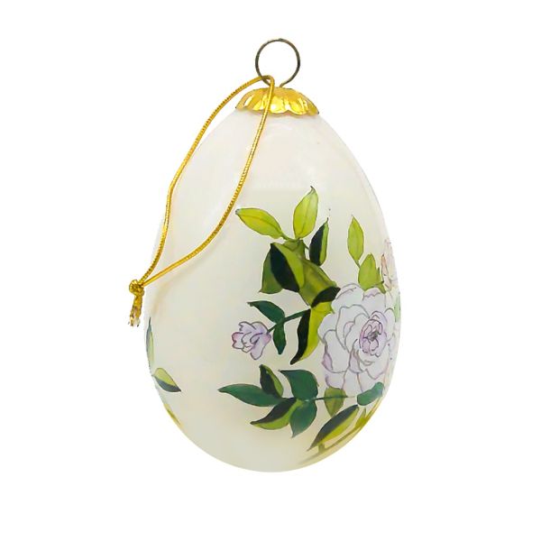 Quality Artist-handpainted Glass Bauble Gift Featuring Bespoke Easter Motifs for sale