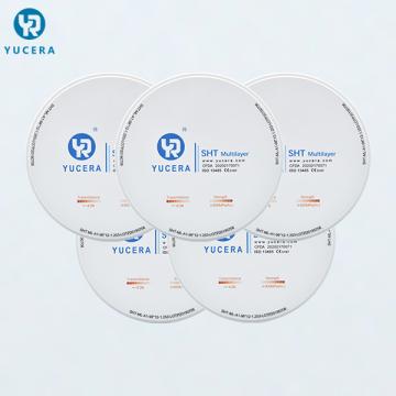 Quality 1250HV 600Mpa 49% Transmittance Multilayer Zirconia Disc for sale