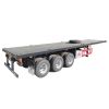 china Leaf Spring Suspension 40ft Straight Beam Container Transportation Semi-Trailer