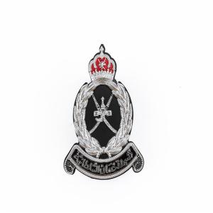 Quality Black Design Custom Senior Military Officer Commemorative Badge for sale
