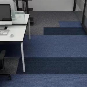 Quality 50x50 Office Modular Carpet with Removable Rectangle Nylon Floor Covering Tiles for sale